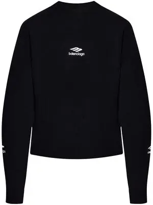 Balenciaga Wool Knitted Ski Crewneck