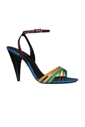 Saint Laurent Liya Sandals - Multicolor
