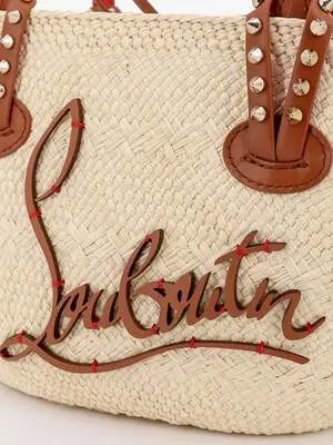 CHRISTIAN LOUBOUTIN Cabata Raffia Handbag - Multicolor