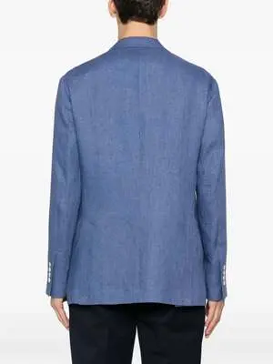 Brunello Cucinelli Linen Deconstructed Blazer - Multicolor