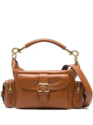 Chloé Shiny Leather Camera Bag - Brown