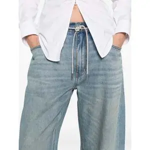 Alexander Wang Wide-leg Denim Jeans - Blue