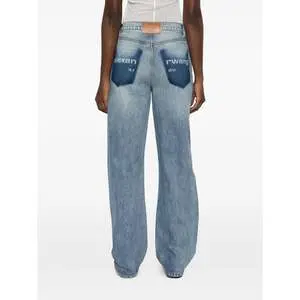 Alexander Wang Wide-leg Denim Jeans - Blue