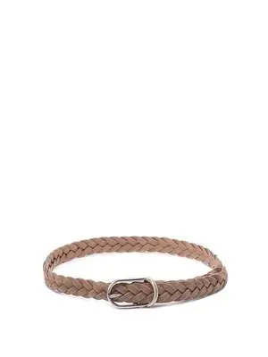 Brunello Cucinelli Braided Leather Belt - Multicolor