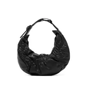 INNERRAUM Ruched Messenger Bag - Black