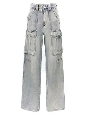 Isabel Marant Étoile Heilani Wide Leg Jeans - Blue