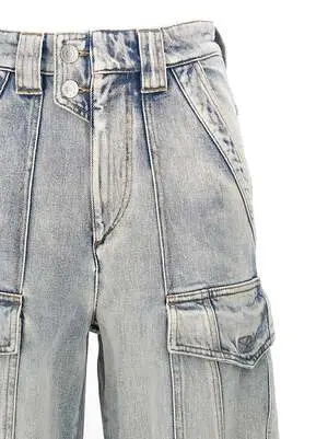 Isabel Marant Étoile Heilani Wide Leg Jeans - Blue