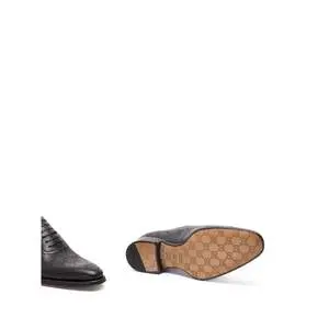 Gucci Leather Perforated Oxfords