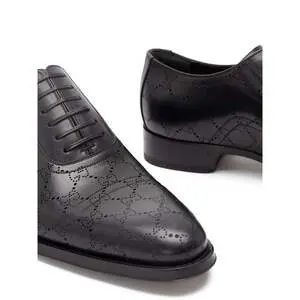 Gucci Leather Perforated Oxfords