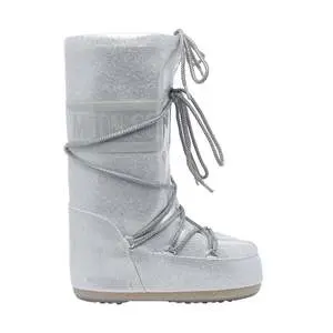 Moon Boot Glittered Knee-high Lace-up Boots