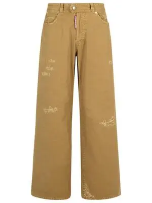 Dsquared2 Wide Leg Pants - Cream