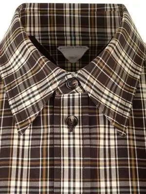Bottega Veneta Checked Cotton Shirt