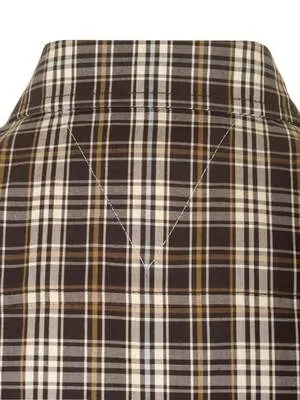 Bottega Veneta Checked Cotton Shirt