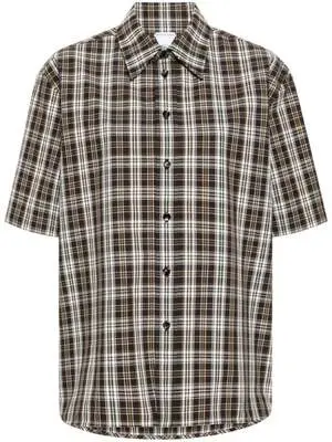 Bottega Veneta Checked Cotton Shirt