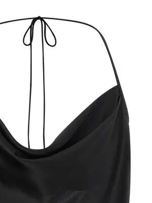 Valentino Garavani Silk Satin Halter Neck Top