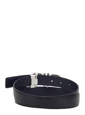 FERRAGAMO Gancini Buckle Leather Belt - Multicolor
