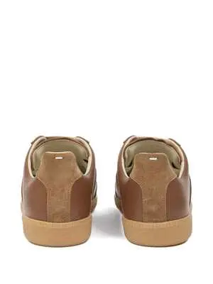 MAISON MARGIELA Paneled Replica Sneakers - Brown
