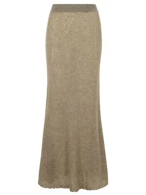 LISA YANG Kelsy Long Skirt In Silk Blend