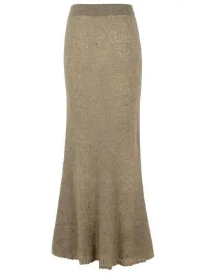 LISA YANG Kelsy Long Skirt In Silk Blend