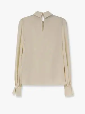 Valentino Garavani Silk Shirt With Flower Detail - Multicolor