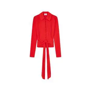 Ganni Spread Collar Shirts For Women