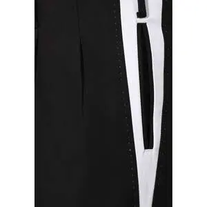 Dolce & Gabbana Pleated Trousers With Side Stripe Detail