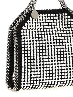Stella McCartney Tiny Falabella Handbag With Stud Appliqu