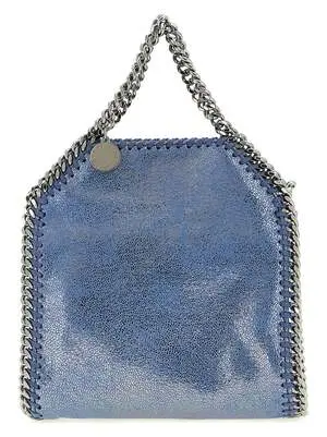 Stella McCartney Tiny Falabella Handbag With Stud Appliqu