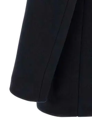 Givenchy Double-breasted Wool Caban With Engraved Gold Button