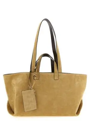A.P.C. A.P.C. 'Le Drummer' Large Suede Shopper Bag