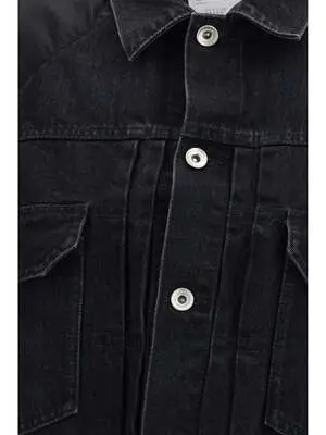 Sacai Denim X Nylon Twill Jacket