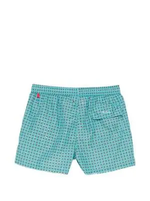 Kiton Geometric Print Swimsuit - Multicolor
