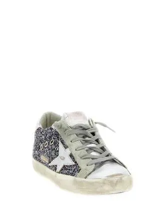 GOLDEN GOOSE Superstar Sneakers With Metallic And Glitter Details