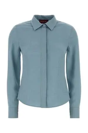 Gucci Light Silk Shirt - Blue