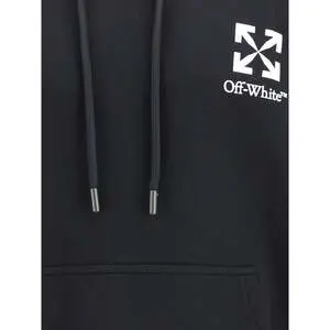 Off-White Arrow Detail Cotton Hoodie