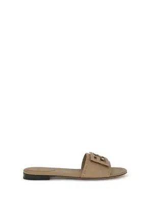 Fendi Baguette Sandals - Cream