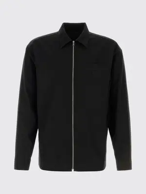 Prada Cotton Shirt With Zip - Black
