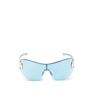 Gucci Sunglasses With Gold Tone Hardware - Blue