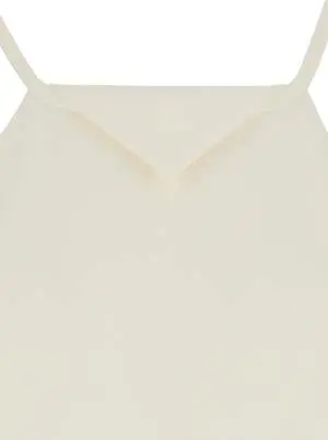Balenciaga Asymmetric Silk Blend Top