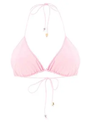 Jacquemus Le Haut De Plage Triangle Bikini Top - Pink