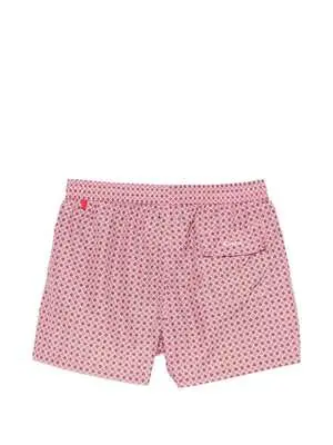 Kiton Geometric Print Swim Shorts - Multicolor