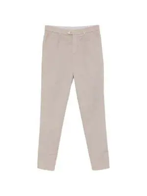 Brunello Cucinelli Leisure Fit Garment-dyed Cotton Trousers - Multicolor