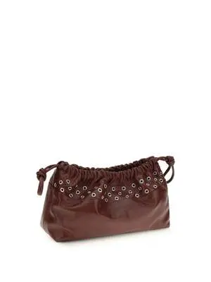 Pierre Hardy Double Clutch With Eyelets In Calfskin Leather