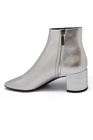 Saint Laurent Loulou 50 Leather Ankle Boots