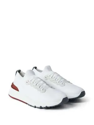 Brunello Cucinelli Knit Lace-up Sneakers