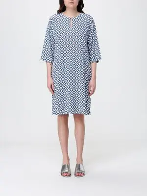 Max Mara Geometric Print Dress - Multicolor