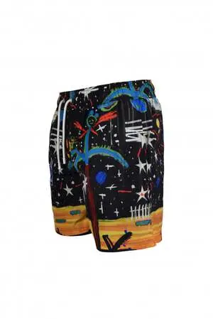 Palm Angels Graphic Print Swim Shorts