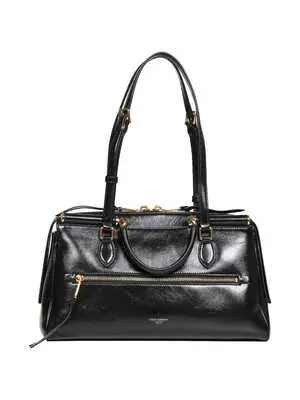 Dolce & Gabbana Vittoria Leather Tote Bag - Black