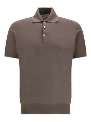 Brunello Cucinelli Lightweight Knit Polo - Multicolor