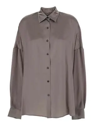 Dries Van Noten Cotton Shirt With Classic Collar And Long Sleeves - Multicolor